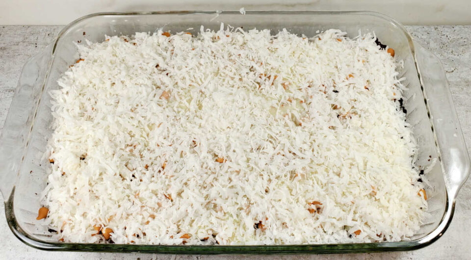 Coconut Dream Bar Recipe - Making Chocolate Hello Dolly Bars