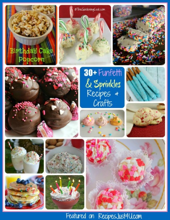 Funfetti sprinkles Recipes - Birthday Treats - Drinks and More!