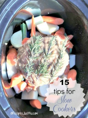 Slow Cooker Meals - 15 tips for Success - Recipes Just 4U