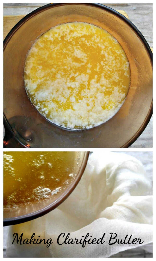 How to Make Clarified Butter - Separating Milk Solids in Butter