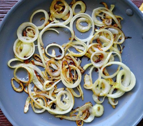 Caramelize Onions to Add a Rich Sweetness and a Light Brown Color
