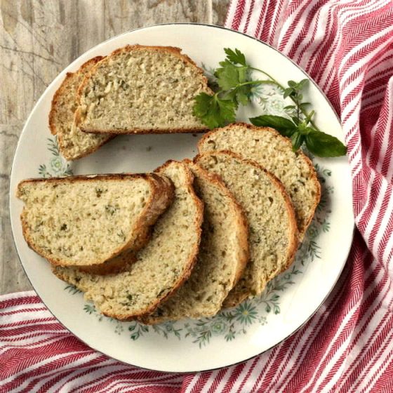 Homemade Italian Bread - Easy Crusty Italian Bread Recipe with Herbs