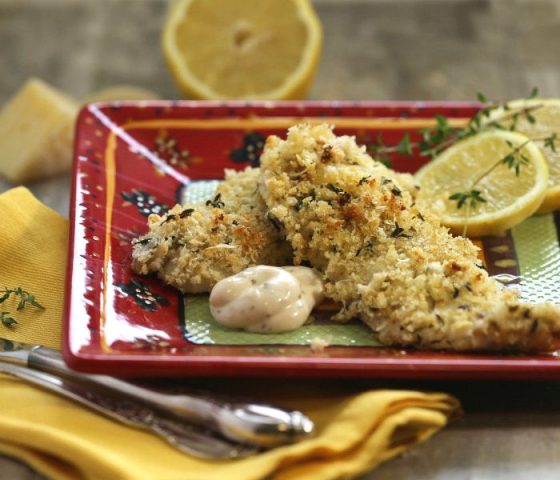 Baked Trout Recipe - Parmesan Panko Crusted Trout Fillets in the Oven