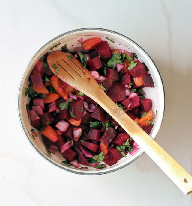 Roasted Beet Salsa with Tangerines and Red Onion - Recipes Just 4U