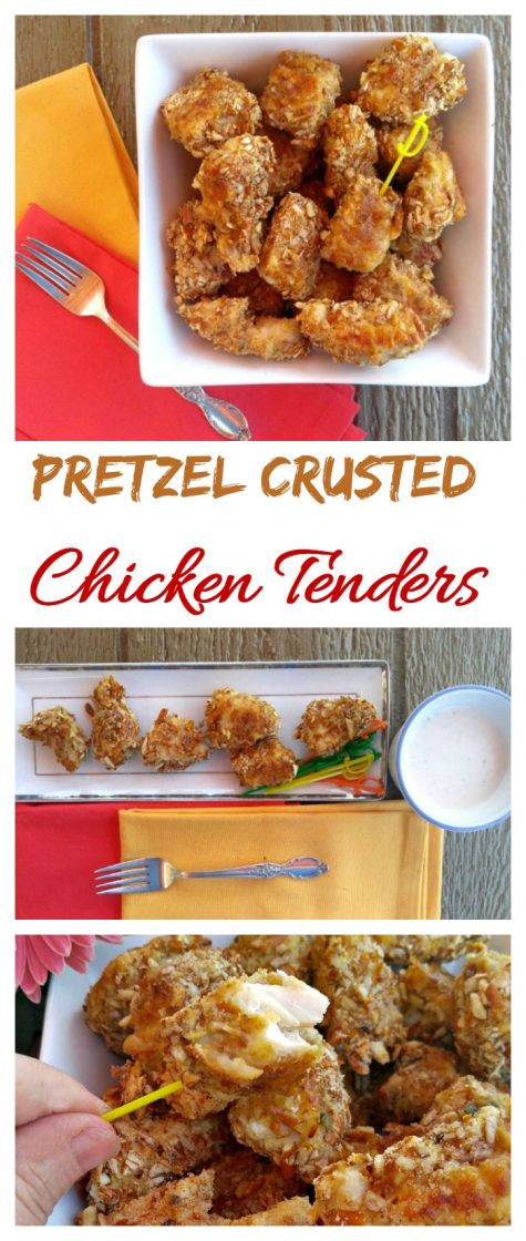 Pretzel Crusted Chicken Tenders