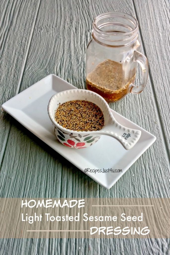 Asian Sesame Seed Dressing Takes Salads to a New Level