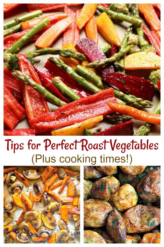Tips for Oven Roasted Vegetables - Roast Vegetables Cooking Times