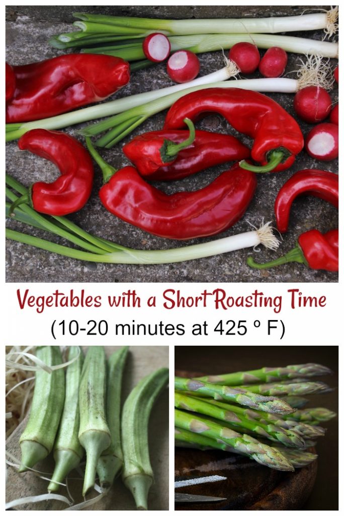 Tips for Oven Roasted Vegetables - Roast Vegetables Cooking Times