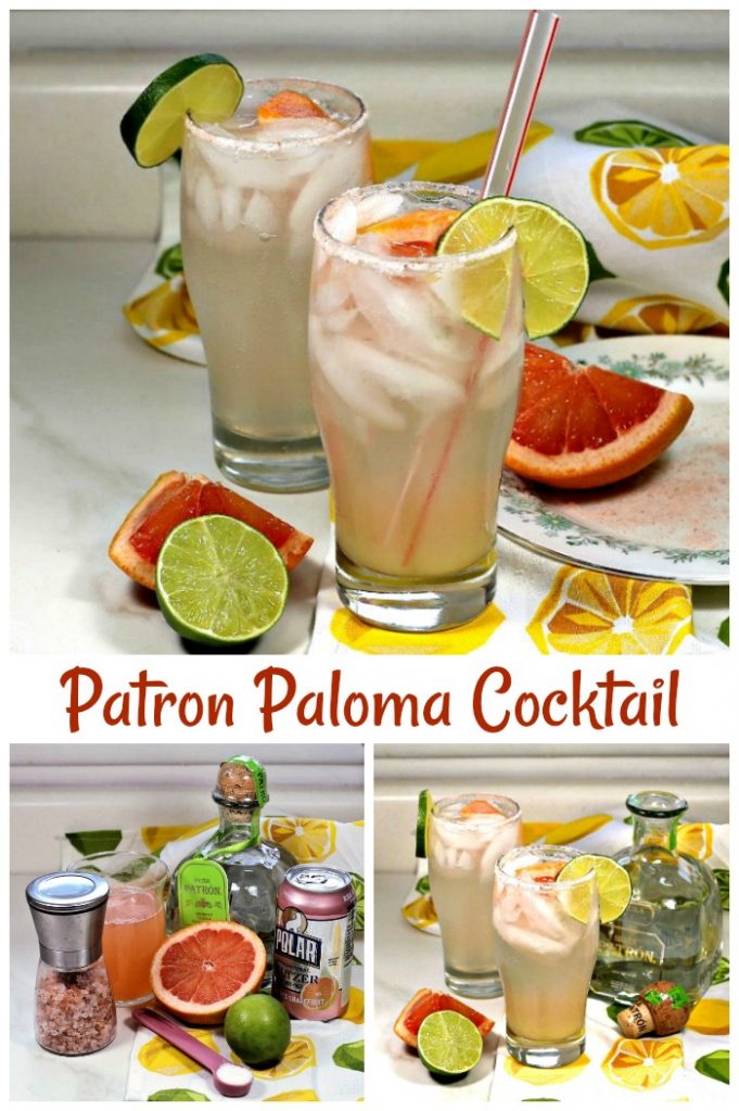 Paloma Cocktail Recipe - Patron Paloma Grapefruit Highball Drink