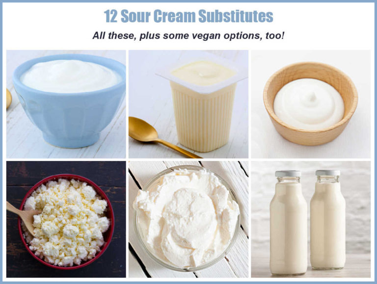12 Excellent Sour Cream Substitutes - Includes Dairy free & Vegan