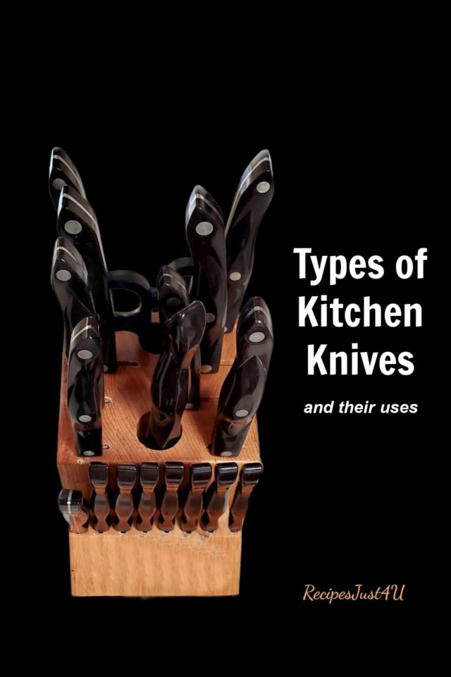 Types of Kitchen Knives and Their Uses Guide - with Pictures
