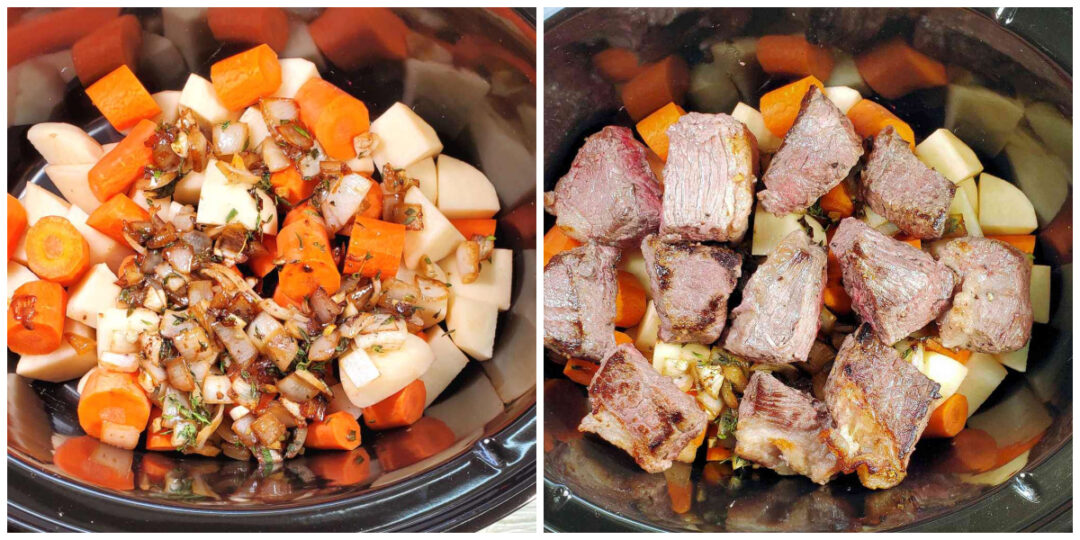 Tuscan Beef Stew - Slow Cooker Rustic Italian Stew Recipe