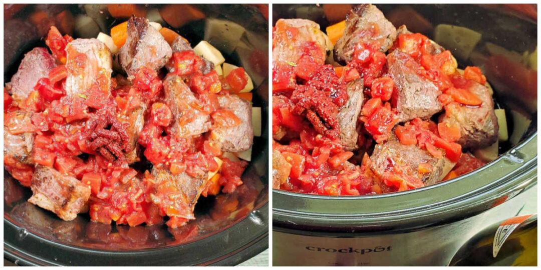 Tuscan Beef Stew - Slow Cooker Rustic Italian Stew Recipe