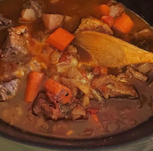 Tuscan Beef Stew - Slow Cooker Rustic Italian Stew Recipe